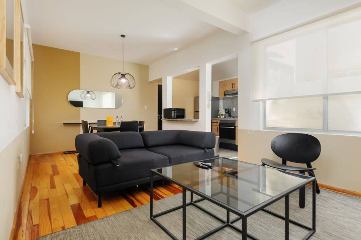 85 M² Apartment ∙ 3 Bedrooms ∙ 6 Guests - Mexico City