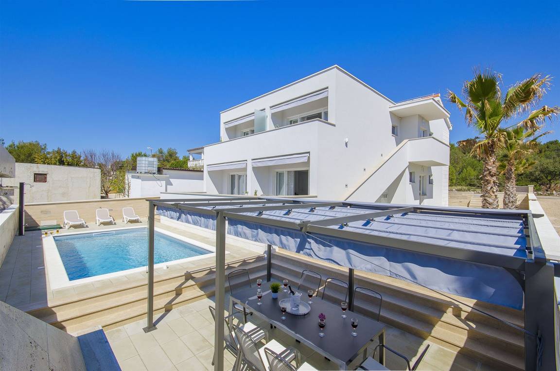 76 M² Ferienwohnung ∙ 2 Schlafzimmer ∙ 5 Gäste - Vir Insel, Kroatien