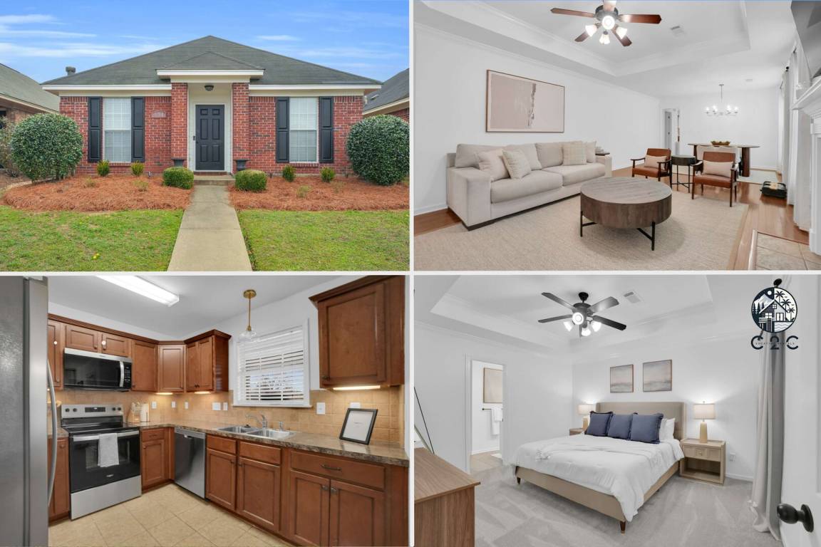 139 M² House ∙ 3 Bedrooms ∙ 6 Guests - Montgomery, AL