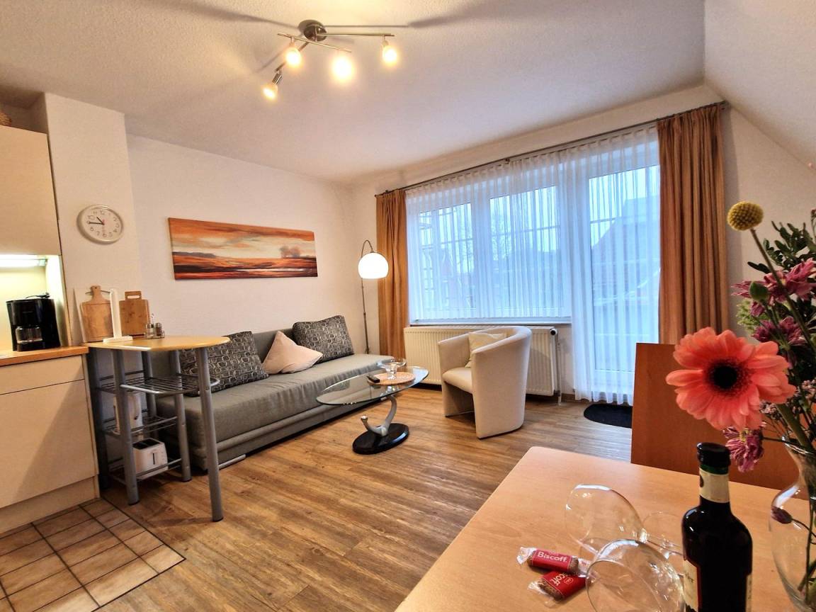 45 M² Ferienwohnung ∙ 1 Schlafzimmer ∙ 2 Gäste - Norddeich