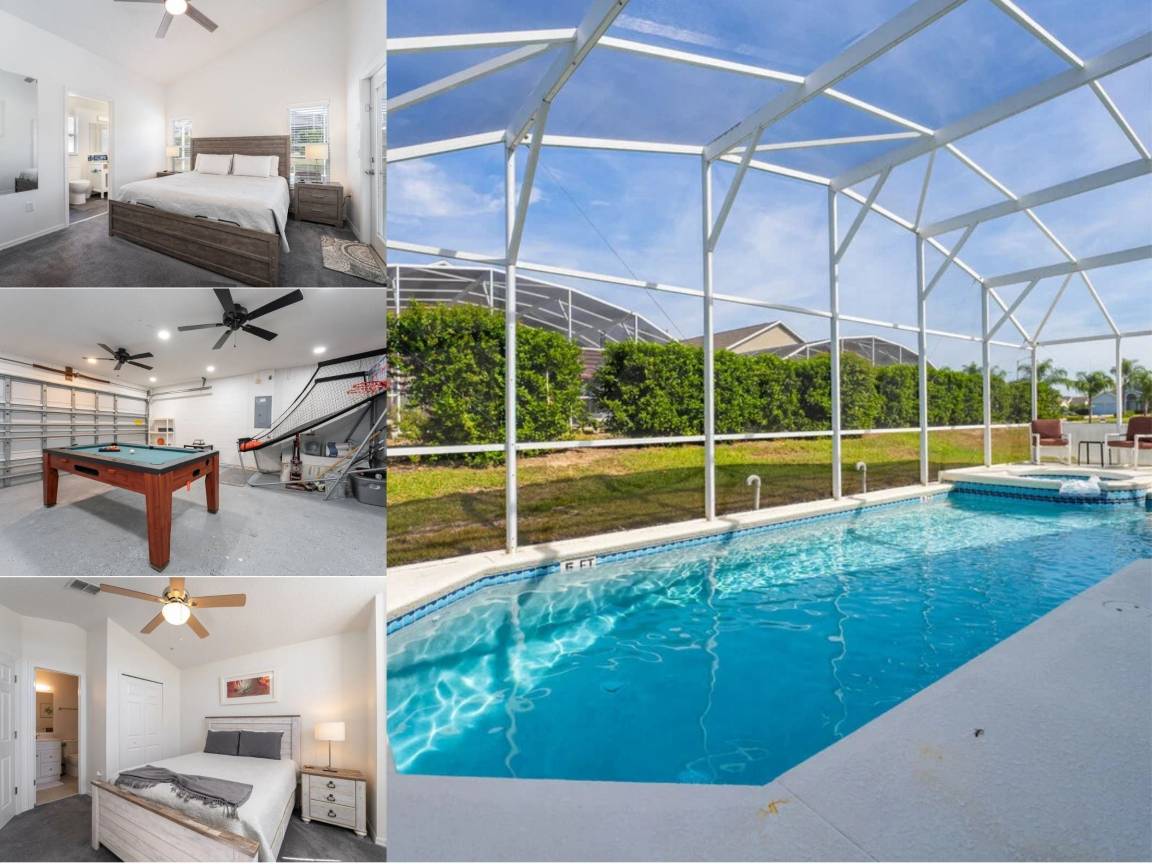 145 M² House ∙ 4 Bedrooms ∙ 8 Guests - Haines City, FL