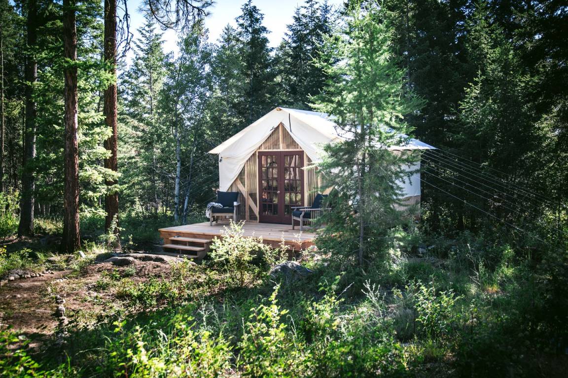 Camping-unterkunft ∙ 2 Schlafzimmer ∙ 6 Gäste - Montana