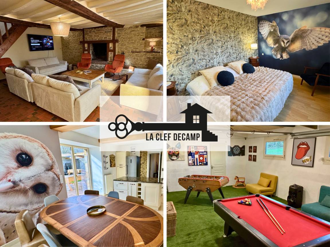 Gîte ∙ 9 Chambres ∙ 30 Personnes - Manche