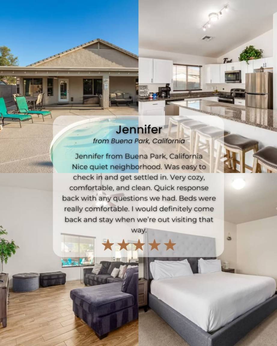 71 M² House ∙ 4 Bedrooms ∙ 7 Guests - Avondale, AZ