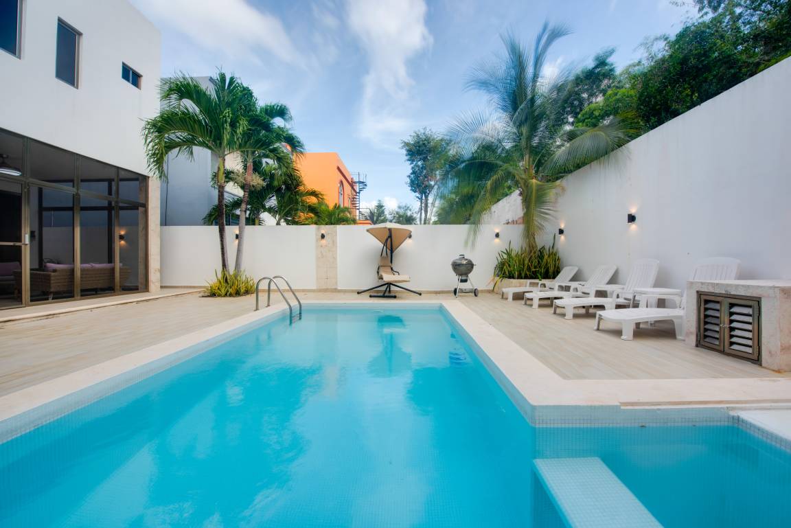 222 M² Ferienhaus ∙ 3 Schlafzimmer ∙ 8 Gäste - Playa del Carmen