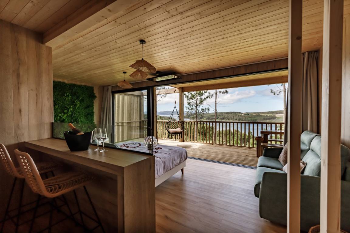 52 M² Bungalow ∙ 1 Schlafzimmer ∙ 2 Gäste - Galicien