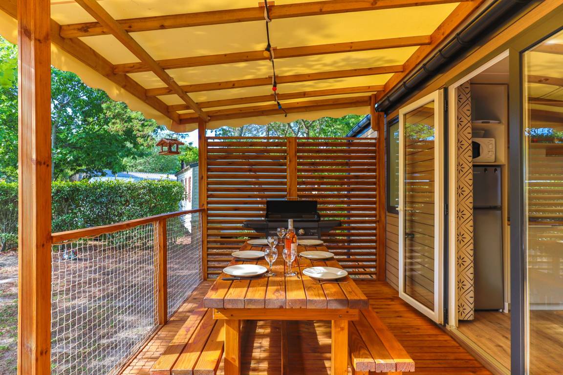 40 M² Acampamento ∙ 3 Quartos ∙ 6 Hóspedes - Sanguinet