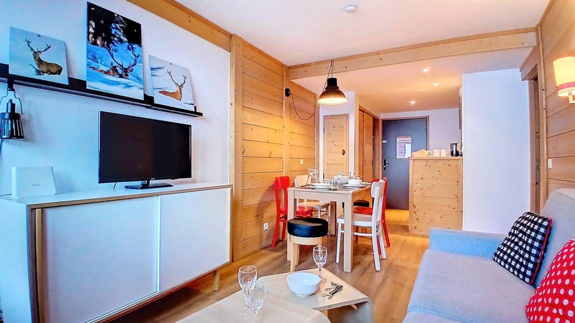 42 M² Ferienwohnung ∙ 1 Schlafzimmer ∙ 5 Gäste - Les Menuires