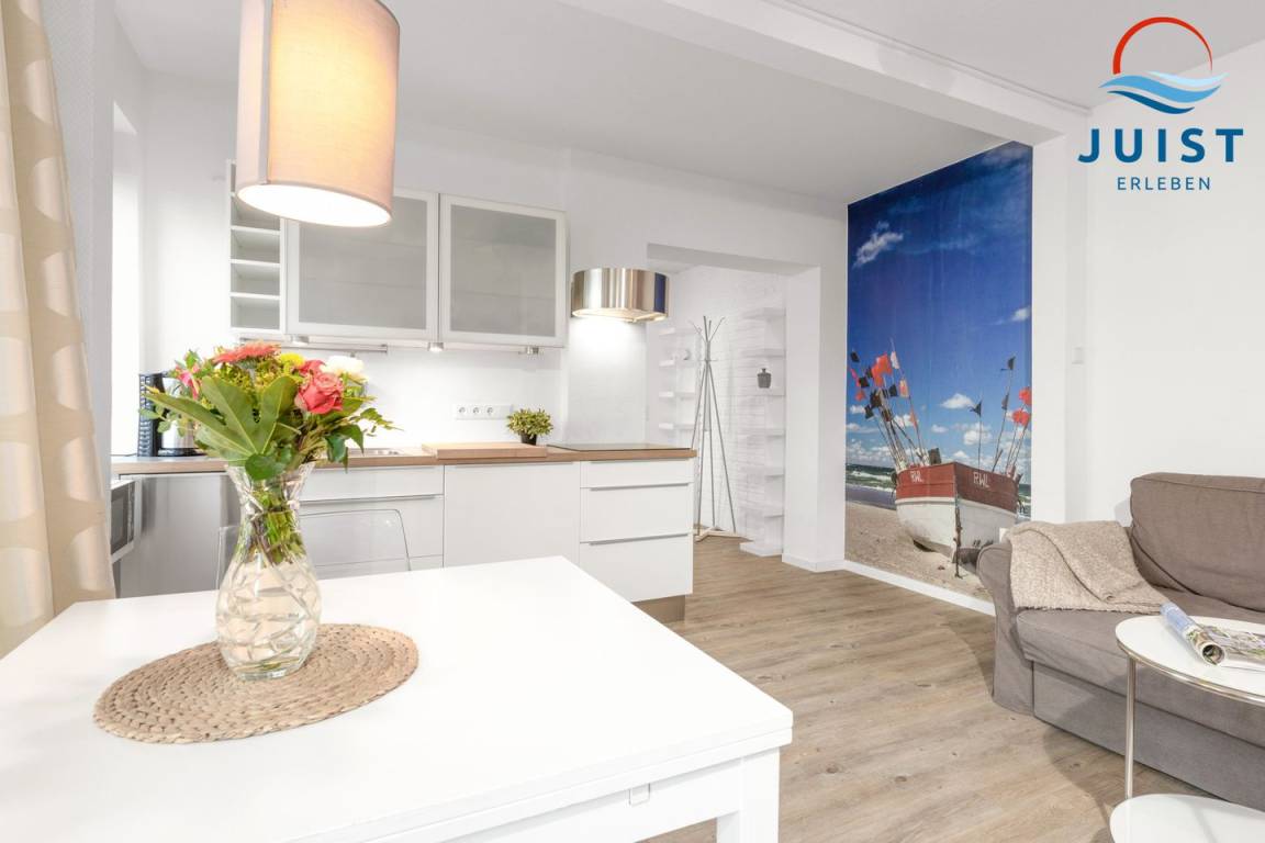54 M² Ferienwohnung ∙ 1 Schlafzimmer ∙ 2 Gäste - Juist