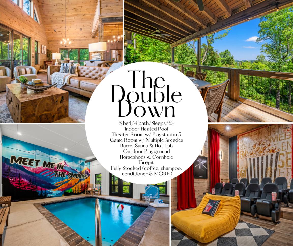 372 M² Cabin ∙ 5 Bedrooms ∙ 12 Guests - Pigeon Forge, TN