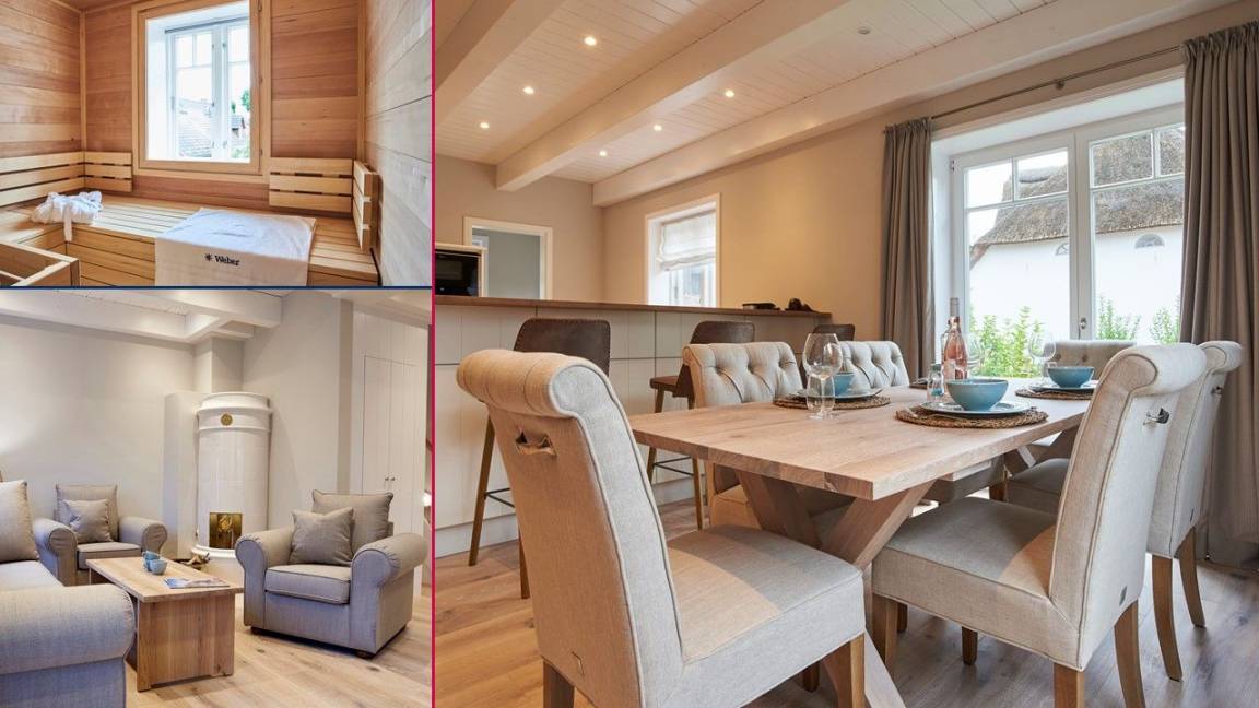 99 M² Ferienhaus ∙ 2 Schlafzimmer ∙ 4 Gäste - Amrum