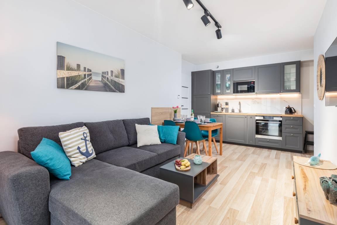 50 M² Ferienwohnung ∙ 2 Schlafzimmer ∙ 6 Gäste - Darłowo