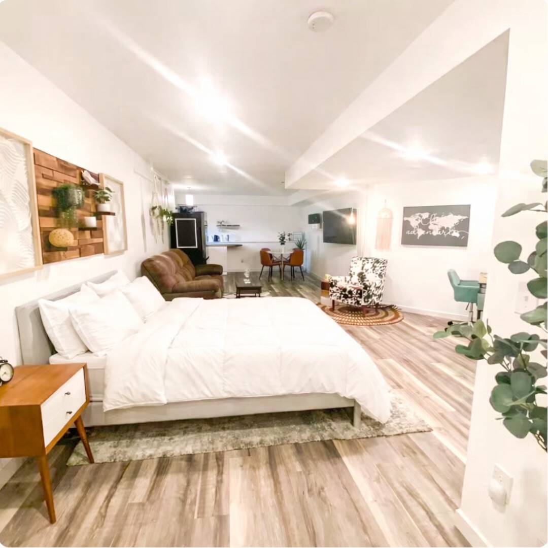 65 M² Studio Flat ∙ 1 Bedroom ∙ 2 Guests - Blaine, MN