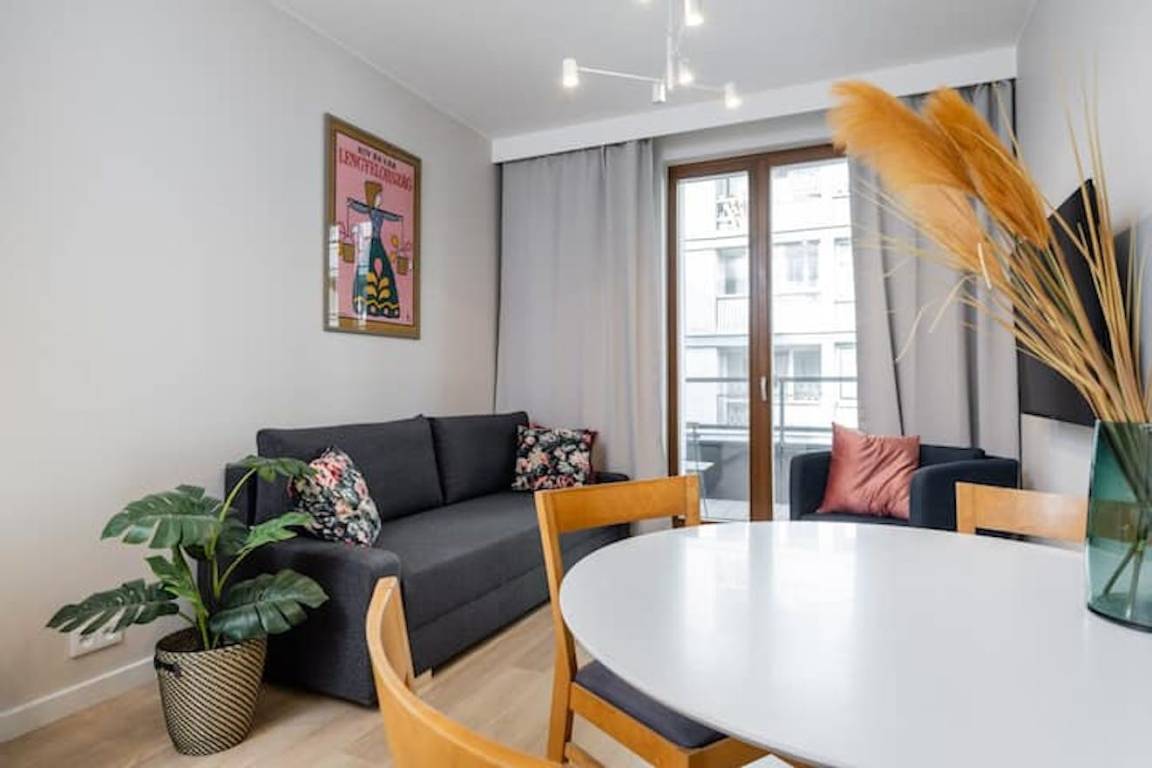 45 M² Apartamento ∙ 1 Habitación ∙ 4 Huéspedes - Varsovia