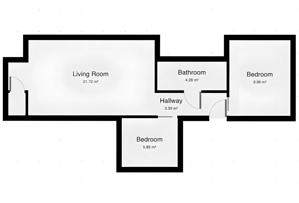 40 M² Apartamento ∙ 2 Habitaciones ∙ 3 Huéspedes - Sant Cugat del Vallès