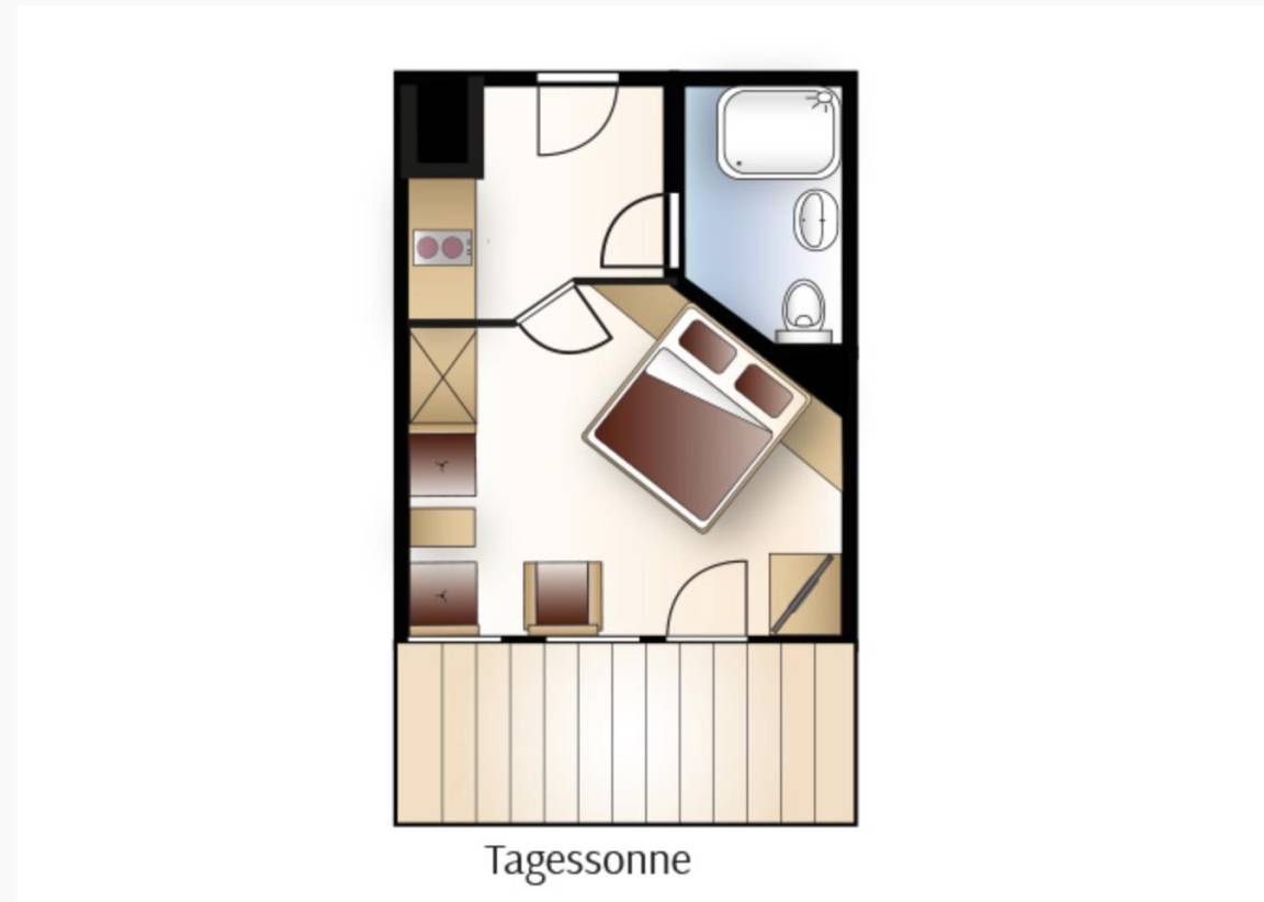 30 M² Ferienwohnung ∙ 1 Schlafzimmer ∙ 2 Gäste - Jungholz