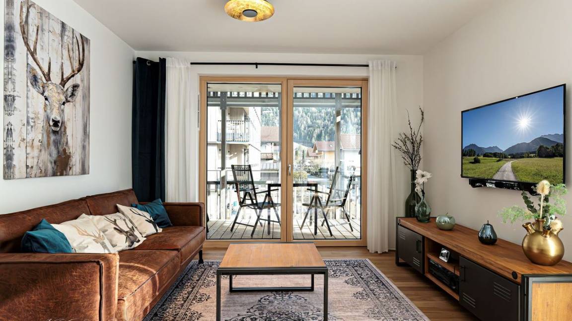 78 M² Apartament ∙ 2 Sypialnie ∙ 3 Gości - Mittenwald