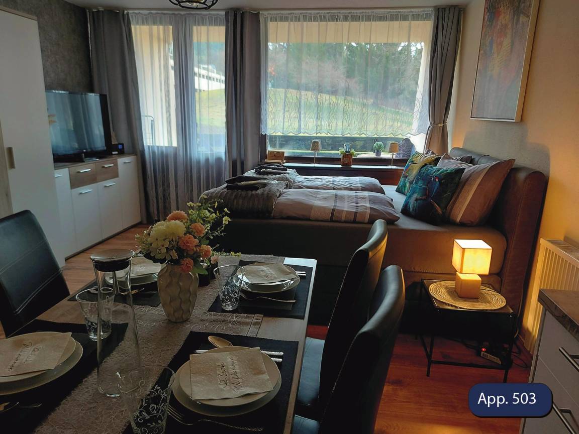 37 M² Ferienwohnung ∙ 1 Schlafzimmer ∙ 5 Gäste - Sankt Englmar