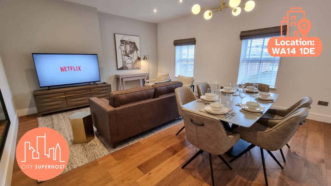46 M² Apartment ∙ 2 Bedrooms ∙ 4 Guests - Knutsford