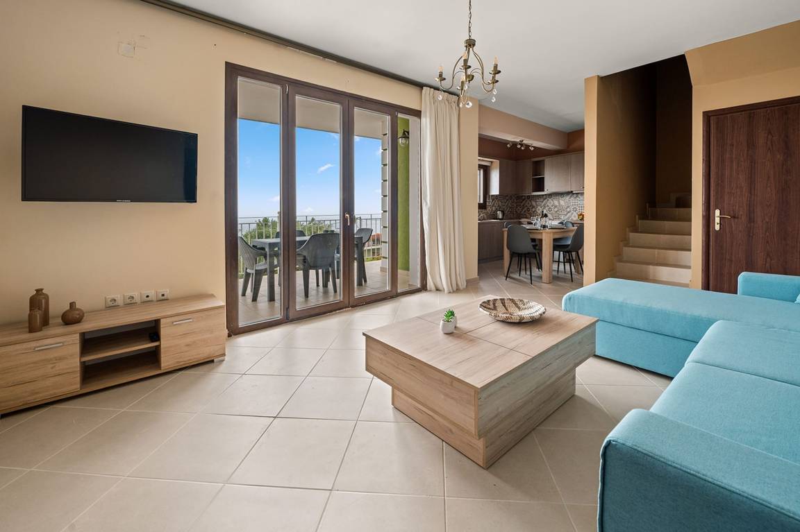 125 M² Apartamento ∙ 3 Quartos ∙ 7 Hóspedes - Cephalonia