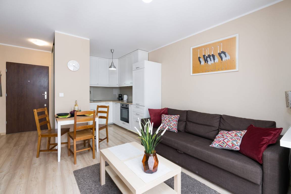 37 M² Apartamento ∙ 1 Habitación ∙ 4 Huéspedes - Poznań