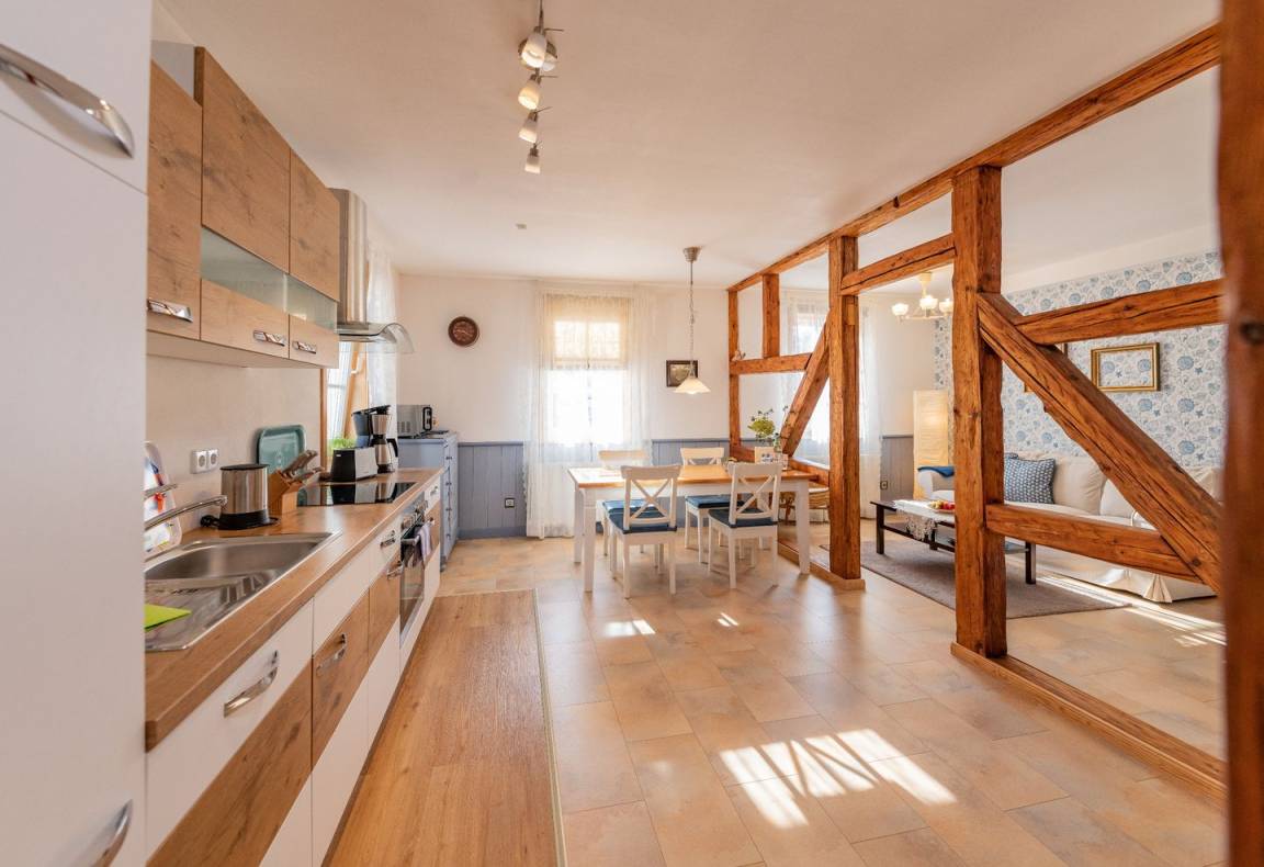 73 M² Ferienwohnung ∙ 2 Schlafzimmer ∙ 4 Gäste - Bad Liebenstein