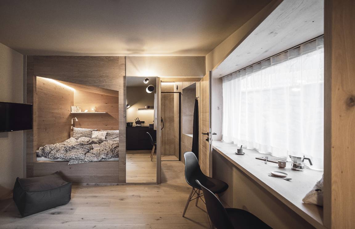 20 M² Appartement ∙ 1 Slaapkamer ∙ 2 Gasten - Olang