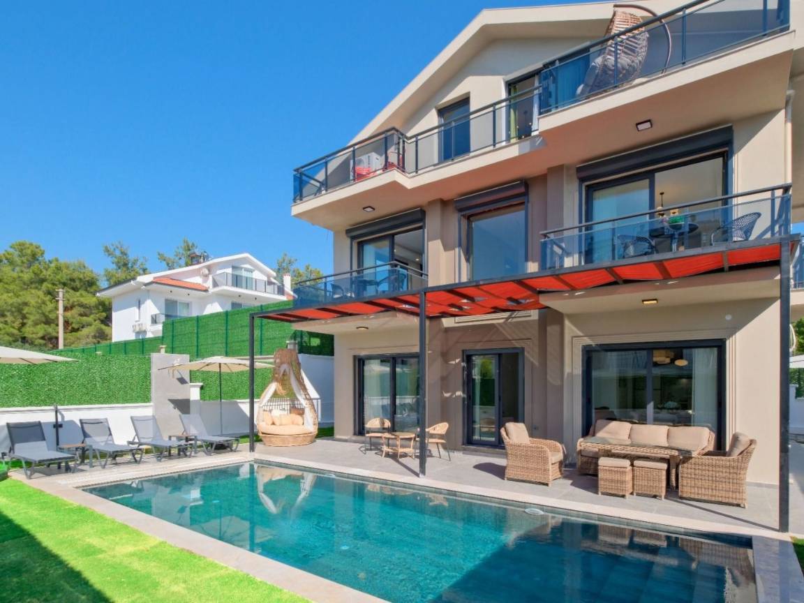 150 M² House ∙ 4 Bedrooms ∙ 8 Guests - Göcek