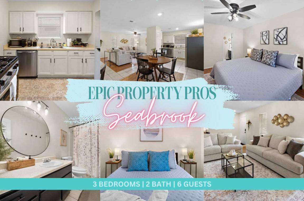 House ∙ 3 Bedrooms ∙ 6 Guests - Seabrook, TX