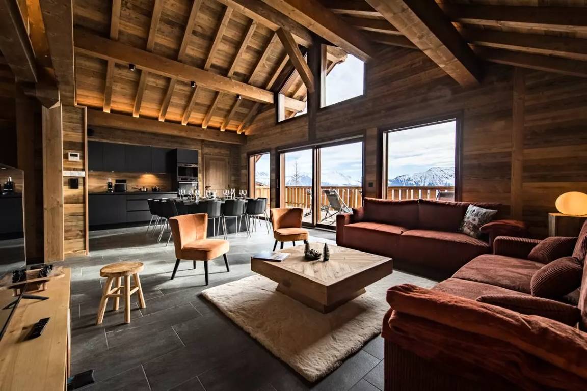 130 M² Chalet ∙ 4 Chambres ∙ 12 Personnes - Saint-Jean-d'Arves