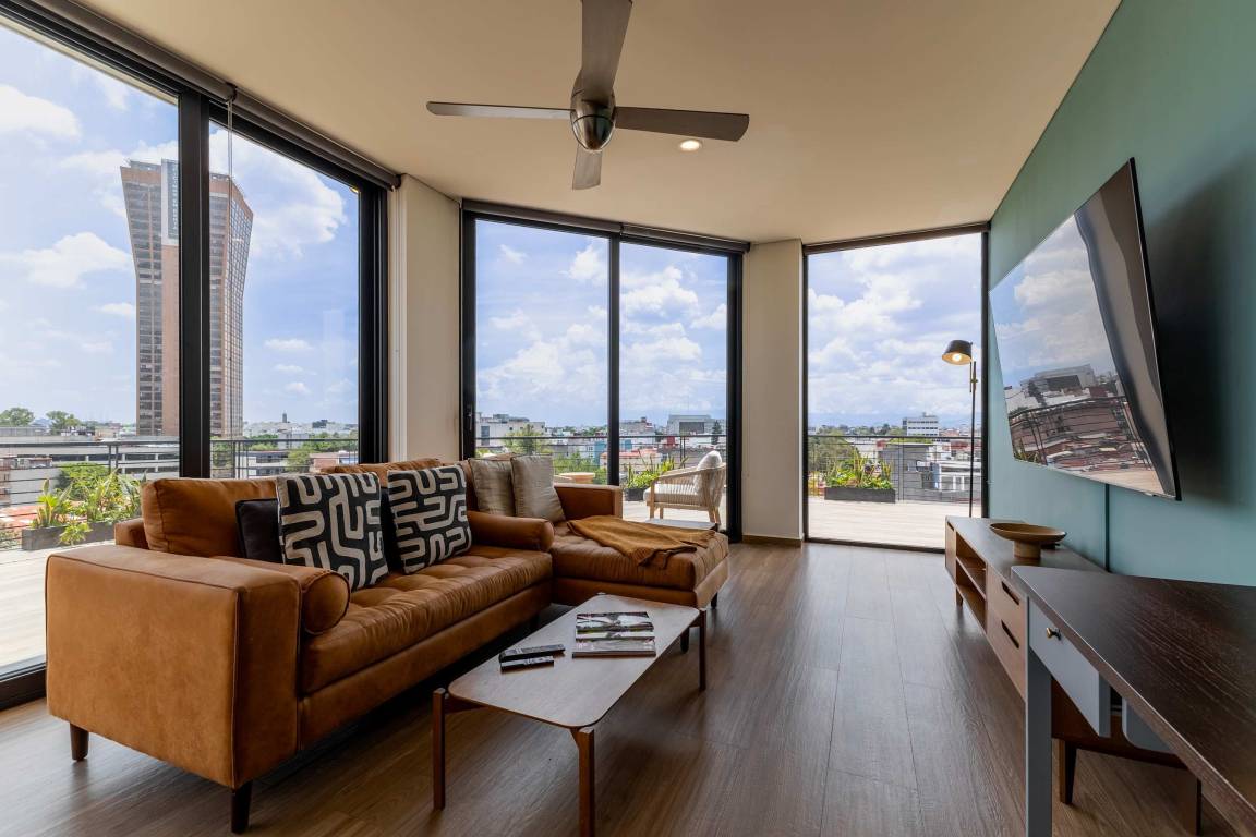 Apartment ∙ 3 Bedrooms ∙ 6 Guests - Mexico City