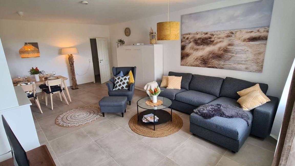 60 M² Ferienwohnung ∙ 1 Schlafzimmer ∙ 4 Gäste - Borkum