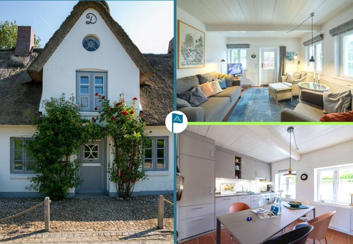 85 M² Ferienhaus ∙ 3 Schlafzimmer ∙ 5 Gäste - Utersum