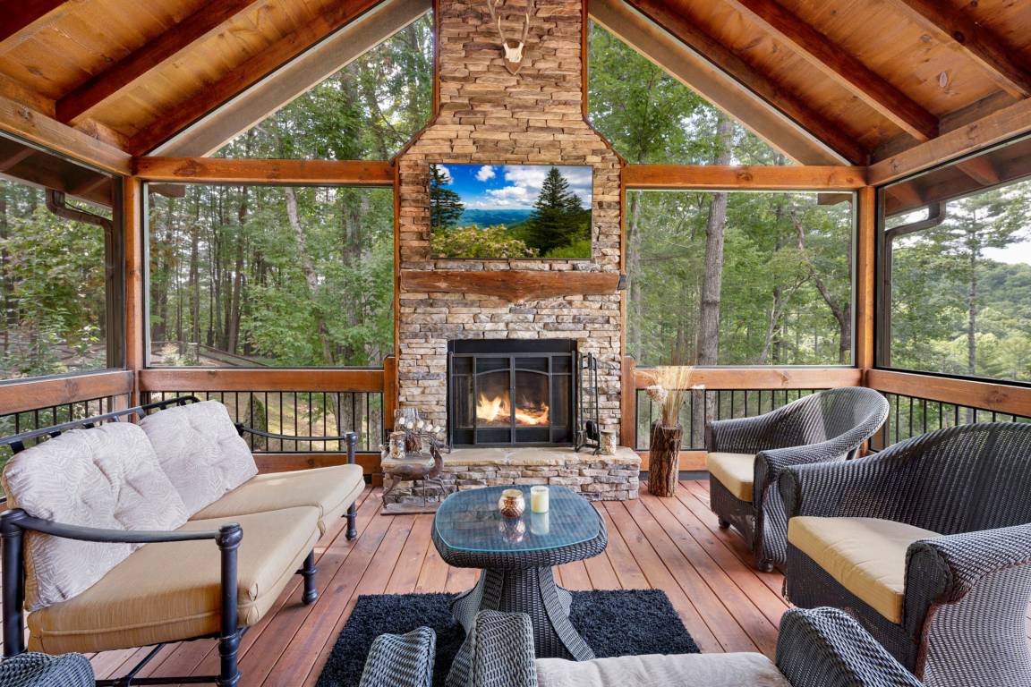 261 M² Cabaña ∙ 4 Habitaciones ∙ 12 Huéspedes - Blue Ridge, GA