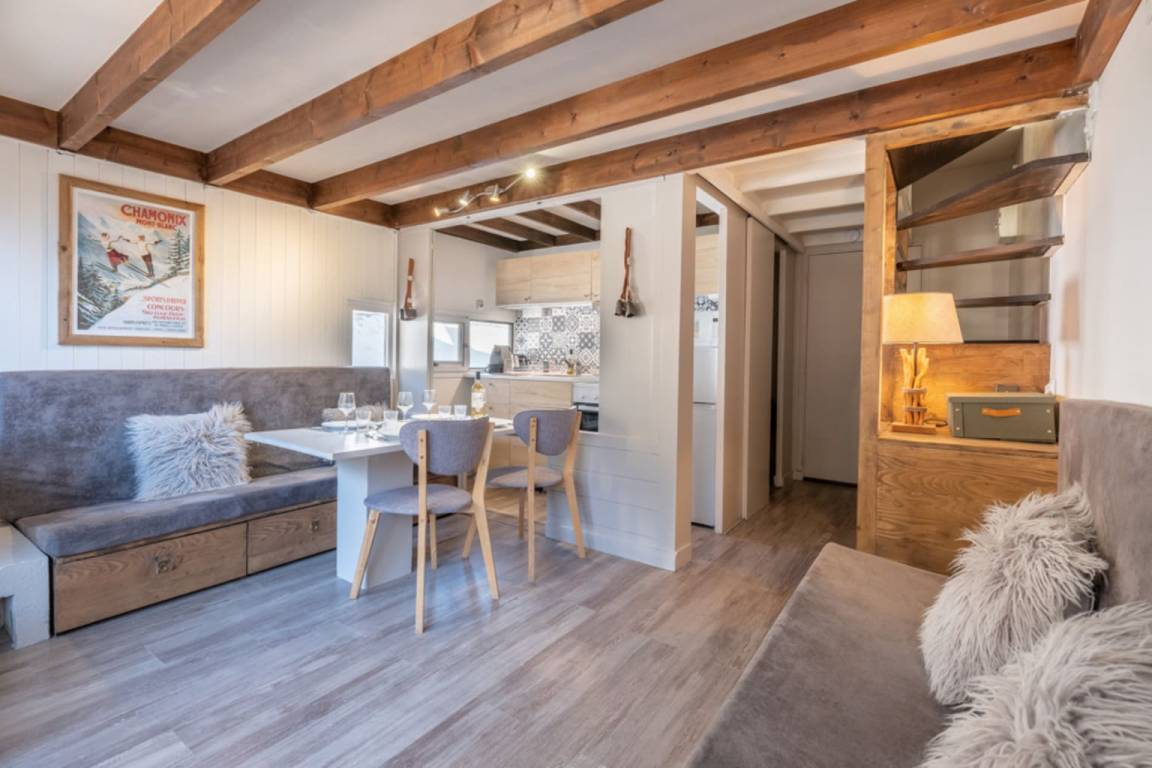 40 평방 미터 아파트  ∙ 침실 2개 ∙ 게스트 4명 - 샤모니