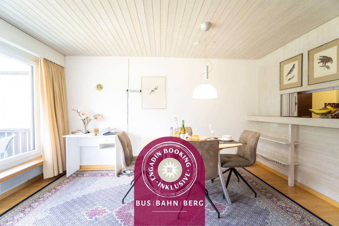 50 M² Apartment ∙ 1 Bedroom ∙ 3 Guests - Scuol