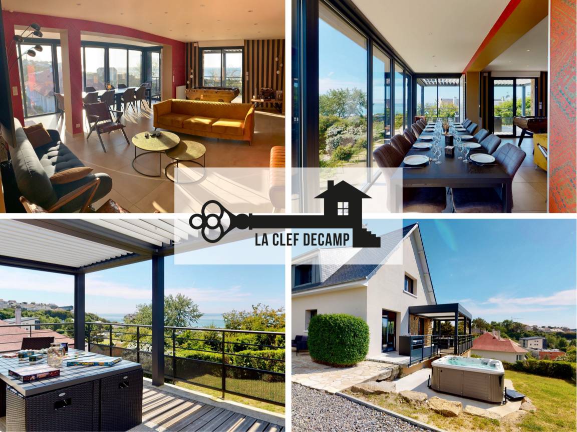 228 M² Gîte ∙ 5 Bedrooms ∙ 15 Guests - Jullouville