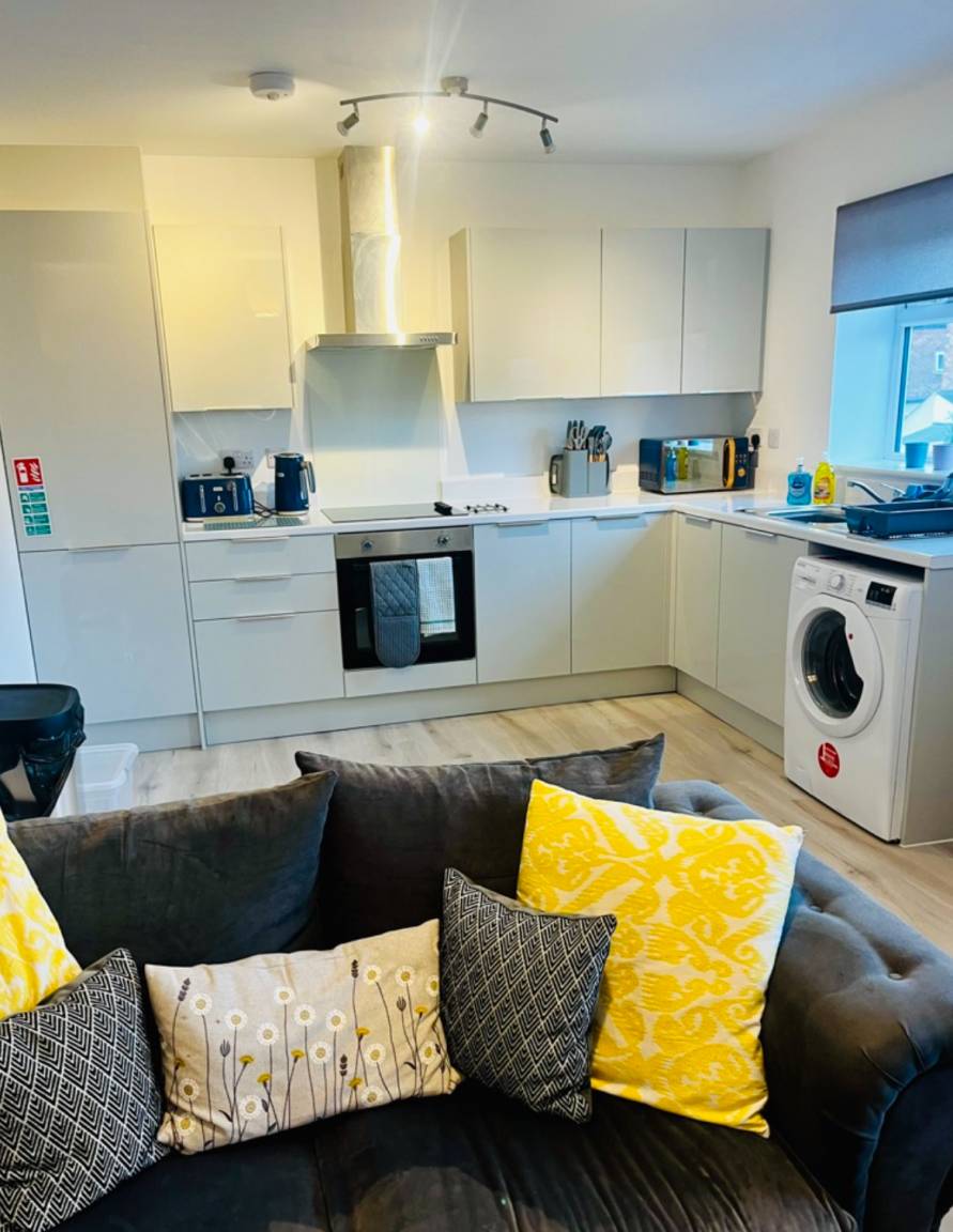 55 M² Apartamento ∙ 2 Habitaciones ∙ 4 Huéspedes - Aeropuerto de East Midlands (EMA)
