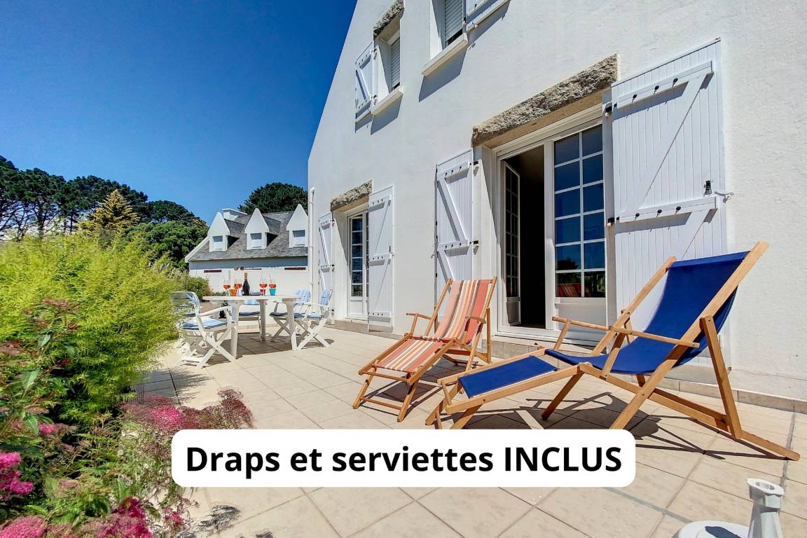 127 M² Ferienhaus ∙ 4 Schlafzimmer ∙ 9 Gäste - Quiberon