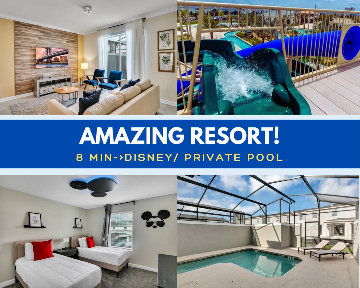 202 M² Casa ∙ 4 Habitaciones ∙ 10 Huéspedes - Kissimmee