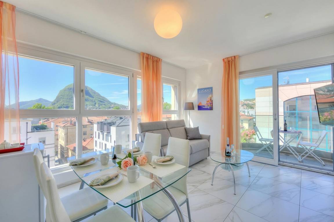 62 M² Apartamento ∙ 1 Habitación ∙ 4 Huéspedes - Lugano