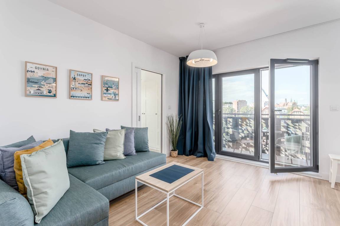 51 M² Apartamento ∙ 2 Quartos ∙ 6 Hóspedes - Gdansk