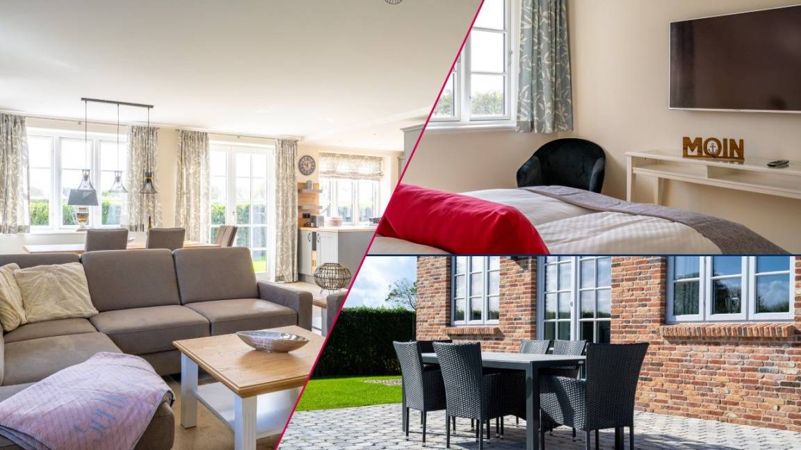 165 M² Ferienhaus ∙ 4 Schlafzimmer ∙ 7 Gäste - Norddorf