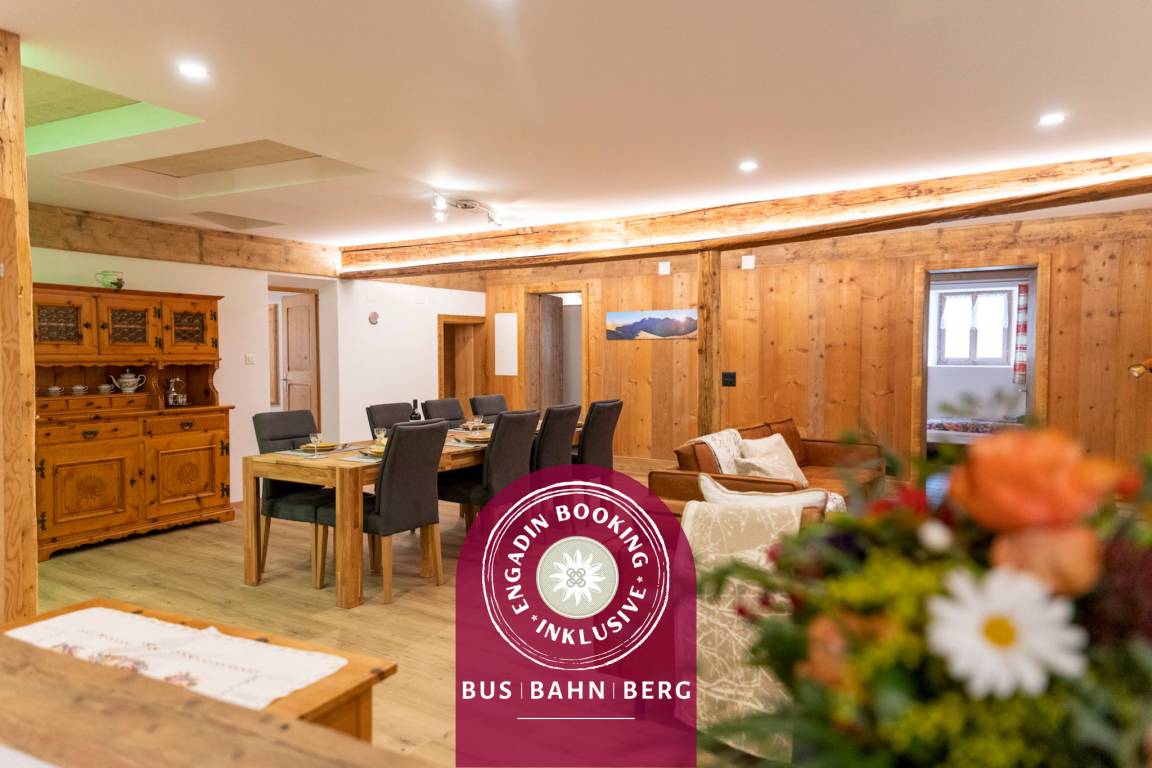 128 M² Apartment ∙ 4 Bedrooms ∙ 8 Guests - Scuol