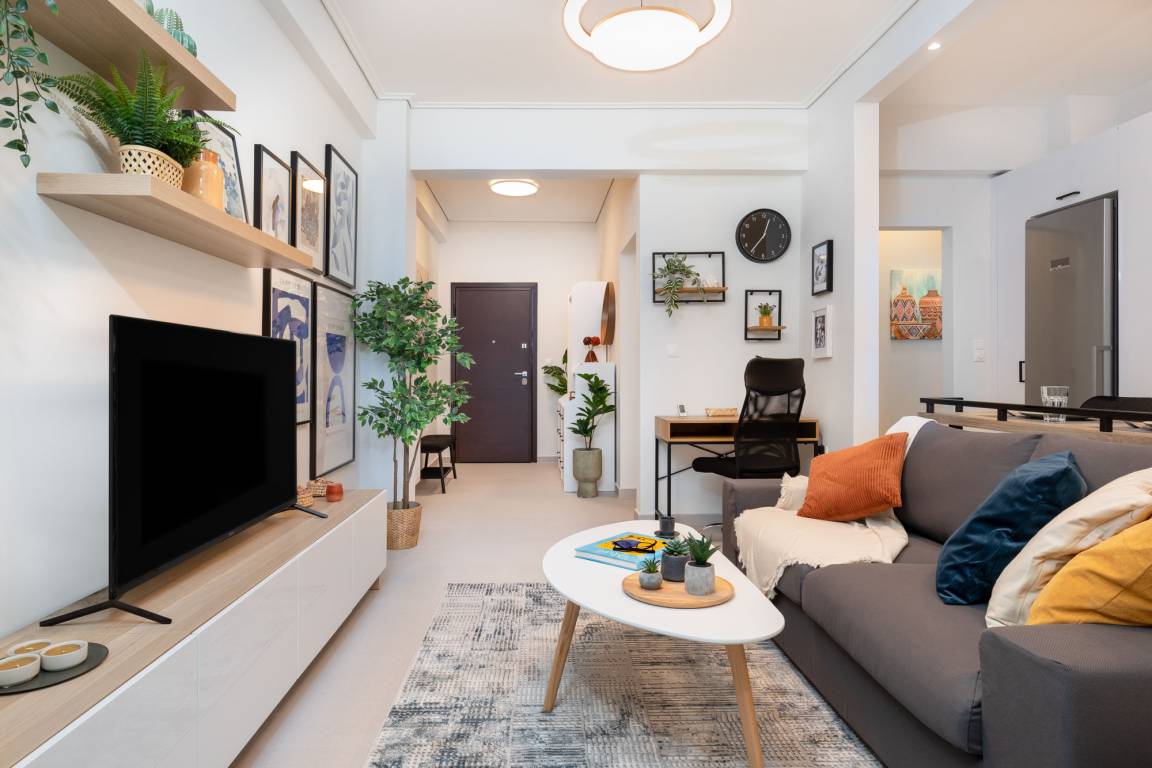 55 M² Apartamento ∙ 1 Habitación ∙ 4 Huéspedes - Athens