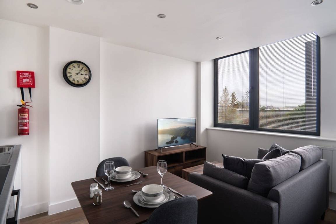 37 M² Studio Flat ∙ 2 Guests - Manchester