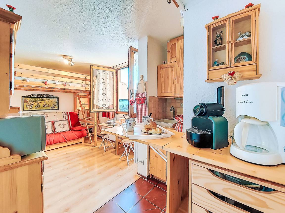 17 M² Apartamento ∙ 1 Habitación ∙ 2 Huéspedes - Vaujany