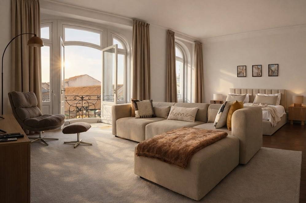 80 M² Studio Flat ∙ 1 Bedroom ∙ 4 Guests - Coimbra