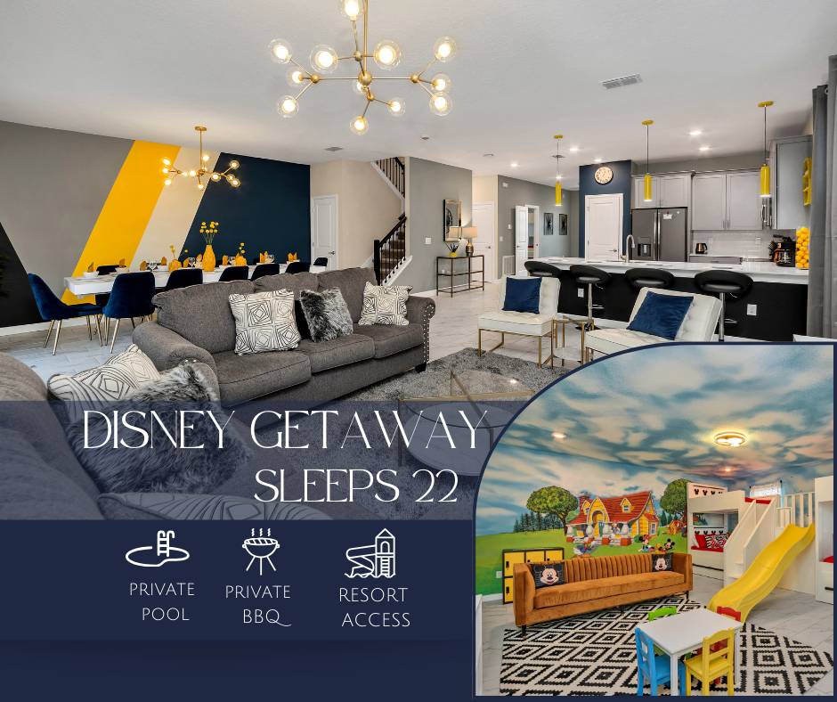 399 M² Casa ∙ 9 Habitaciones ∙ 22 Huéspedes - Kissimmee, FL