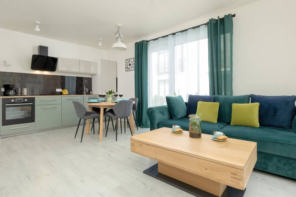 Ferienwohnung ∙ 1 Schlafzimmer ∙ 4 Gäste - Pobierowo
